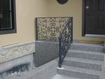 Modern/Contemporary Exterior Window Bars and Railings - AJ Wrought Iron