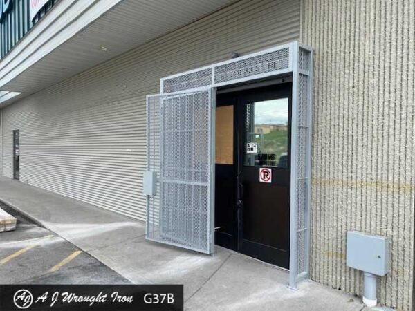 Commercial Security Gate - AJ Wrought Iron